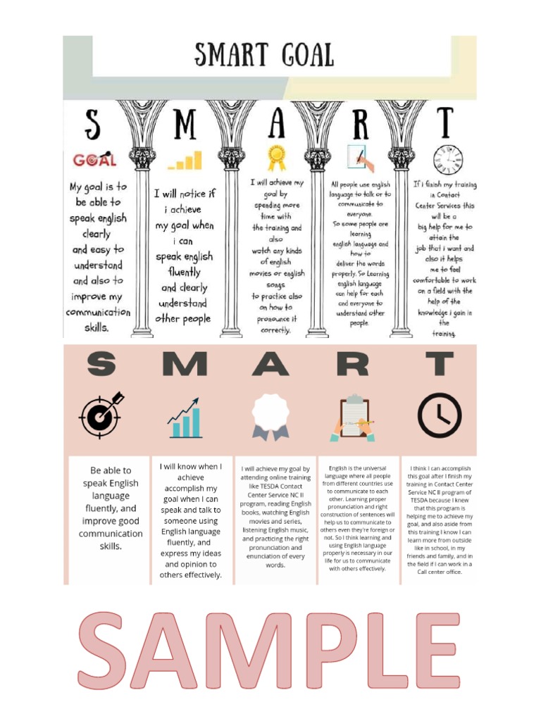 Goal Setting Sample | PDF