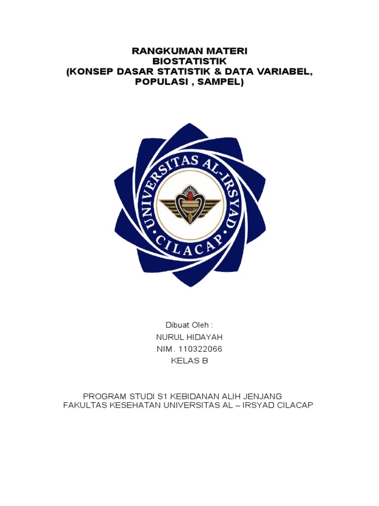 Biostatistik: Konsep Dasar & Data | PDF