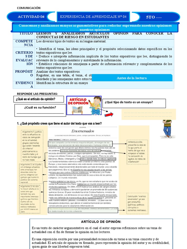 Arrt. Exp.04 Articulo de Opinion-Identificar | PDF | Privacidad en internet | Internet
