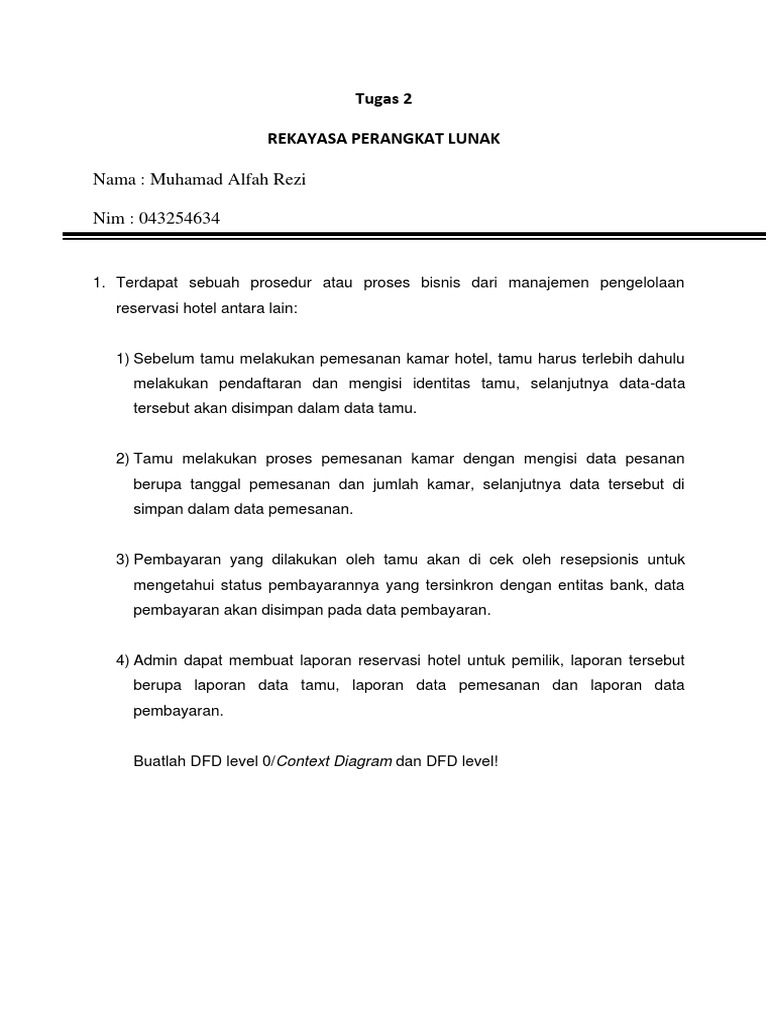 Tugas 2 RPL TUTON | PDF