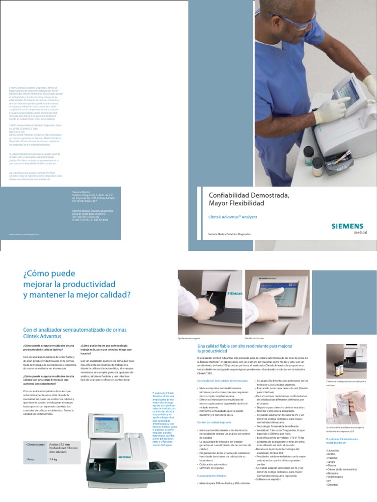 Clinitek - Advantus Catálogo Con Medidas | PDF