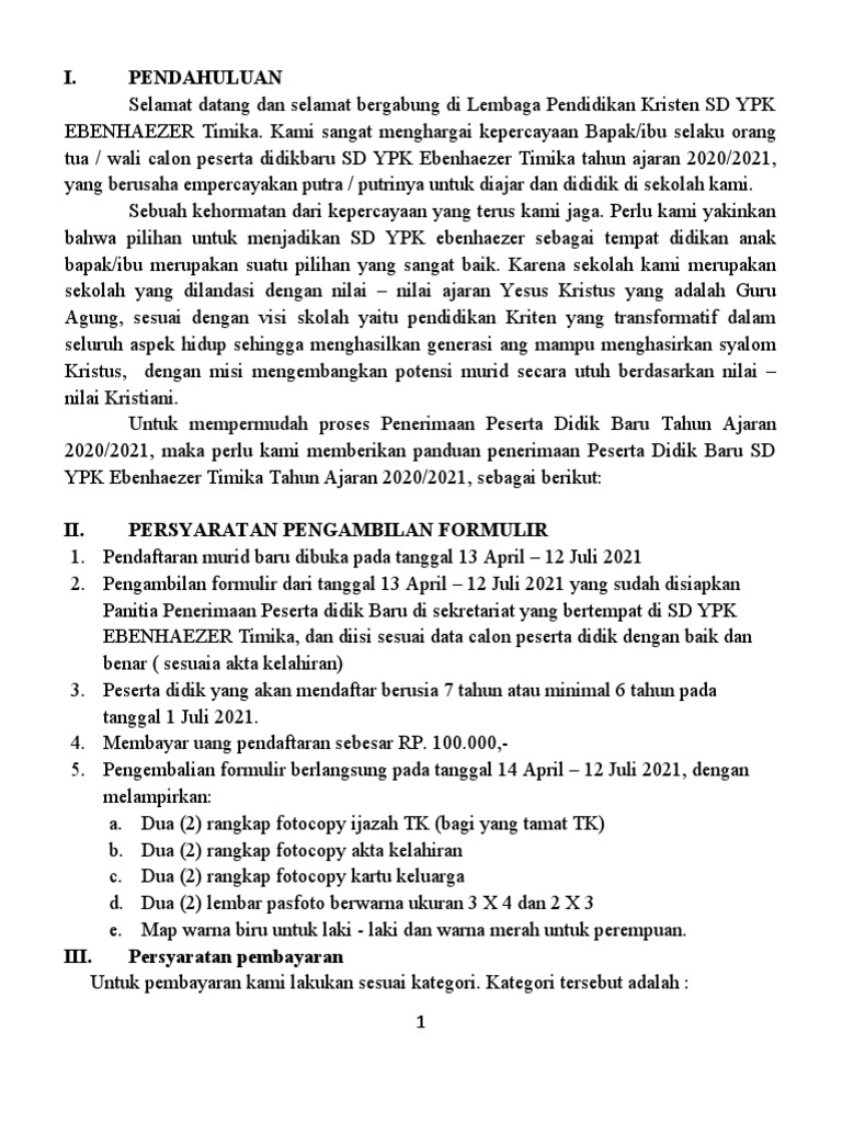 Panduan PPDB | PDF