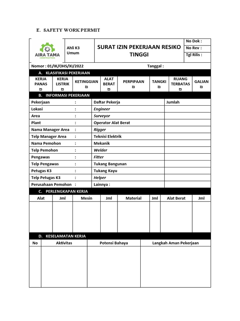 Pemeriksaan Dan Evaluasi Kinerja k3 | PDF
