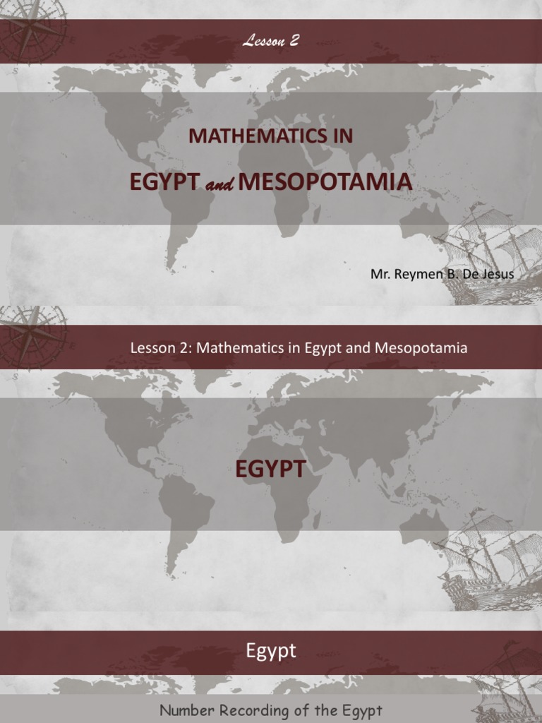 History of Math - Lesson 2 | PDF | Mesopotamia | Sumer