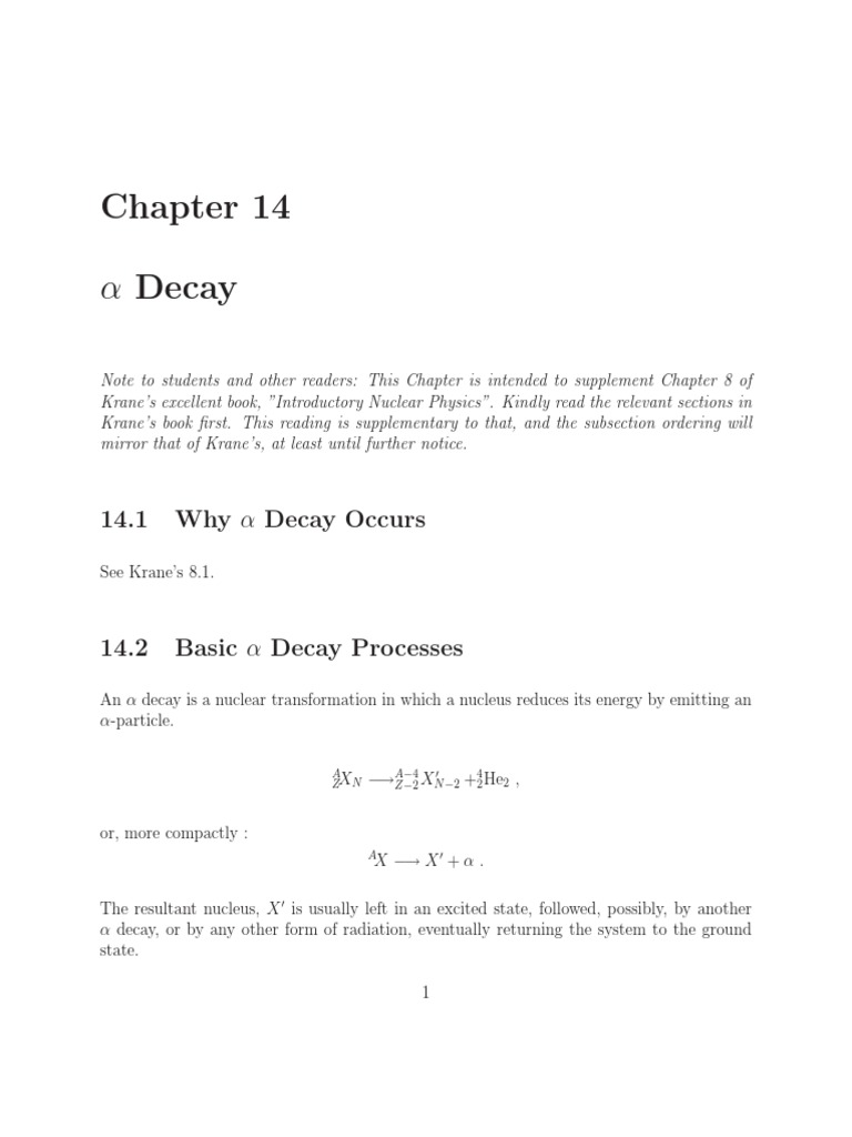 Book Chapter 14ue | PDF | Radioactive Decay | Electron