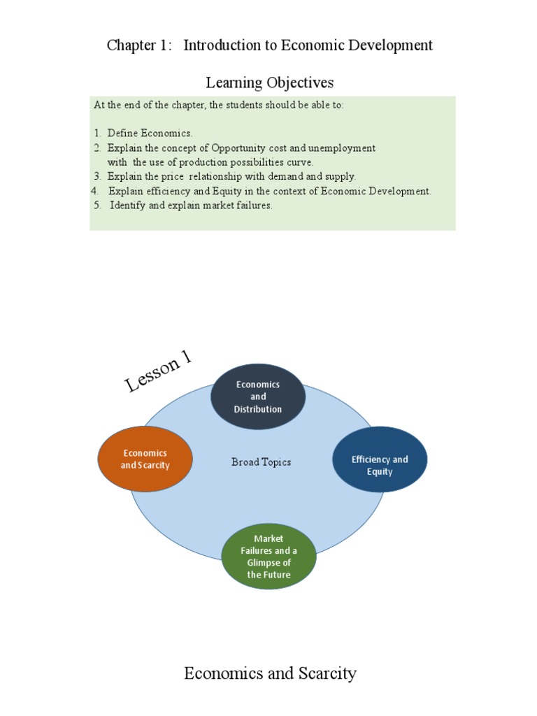 1chapter 1 - Introduction To Economics | PDF | Economics | Supply ...