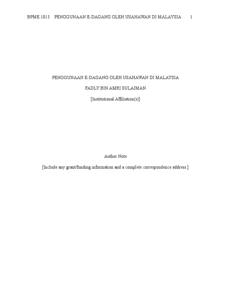 E-Dagang - Ecommerce | PDF