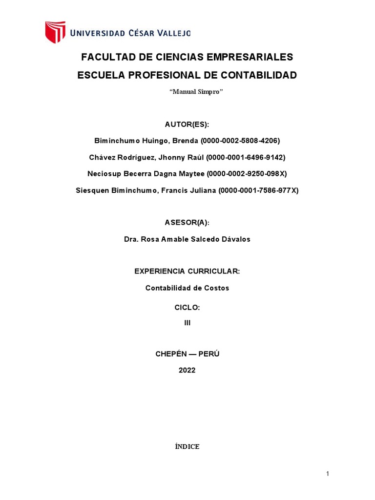 Manual de Simpro | PDF | Toma de decisiones | Business
