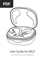 Tws Wireless Bluetooth Earbuds Manual | PDF | Headphones | Bluetooth