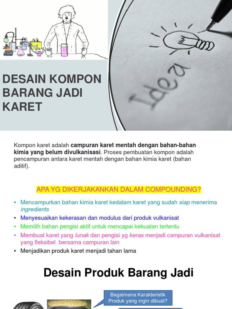Proses Desain dan Kompon Karet | PDF