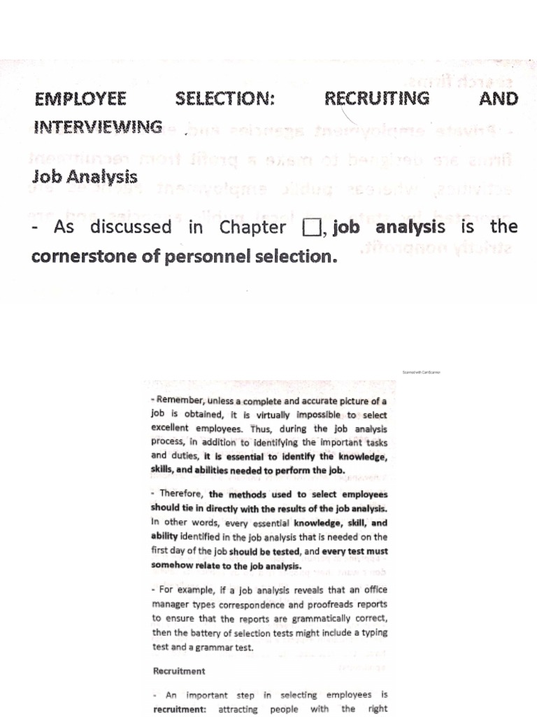 Chapter 4 Employee Selection Recruiting and Interviewing | PDF