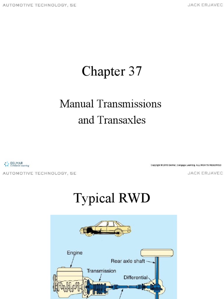 Manual Transmissions and Transaxles Guide | PDF | Manual Transmission ...