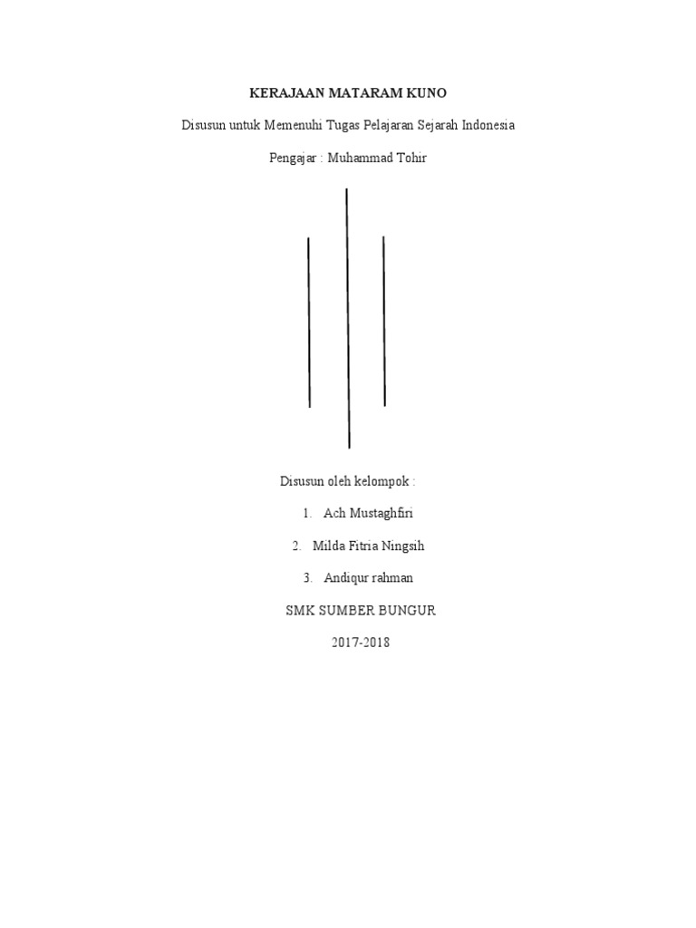 Kerajaan Mataram Kuno | PDF