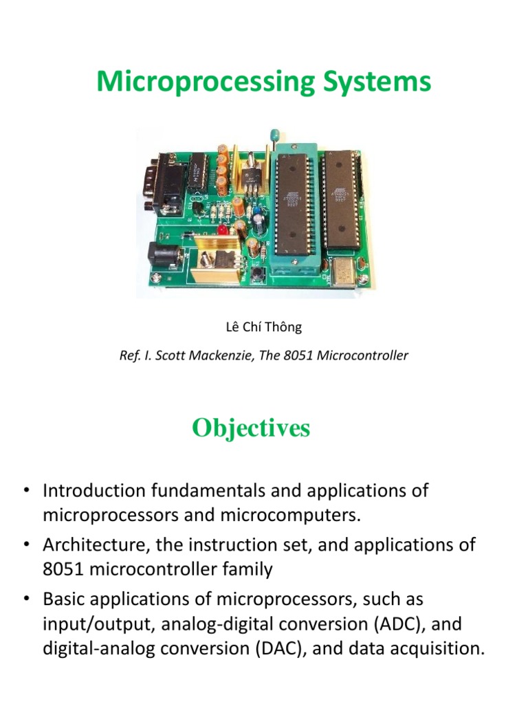 8051 Chap1 Introduction | Download Free PDF | Microprocessor | Central Processing Unit
