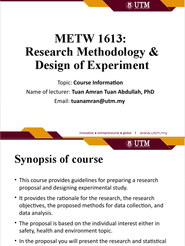 Research Methodology Course Overview | PDF | Statistics | Critical Thinking
