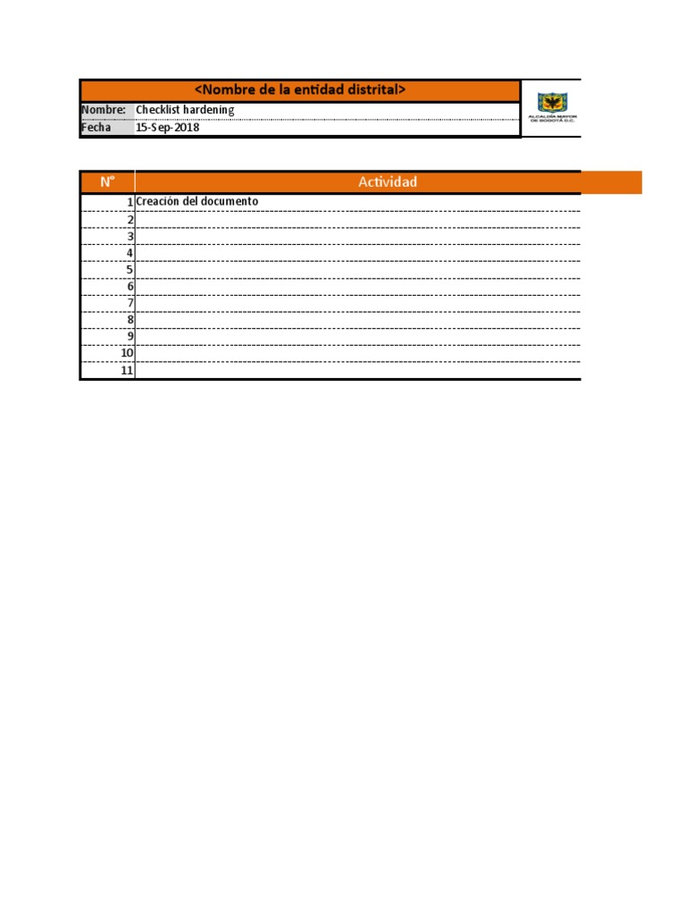 C2 P Checklist Hardening Servidores | PDF | Informática
