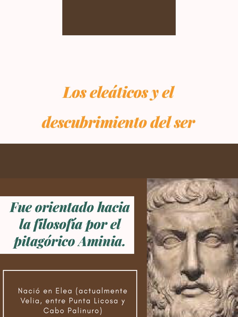 4-Los Eleáticos y El Descubriemiento Del Ser | PDF | Libros para ...
