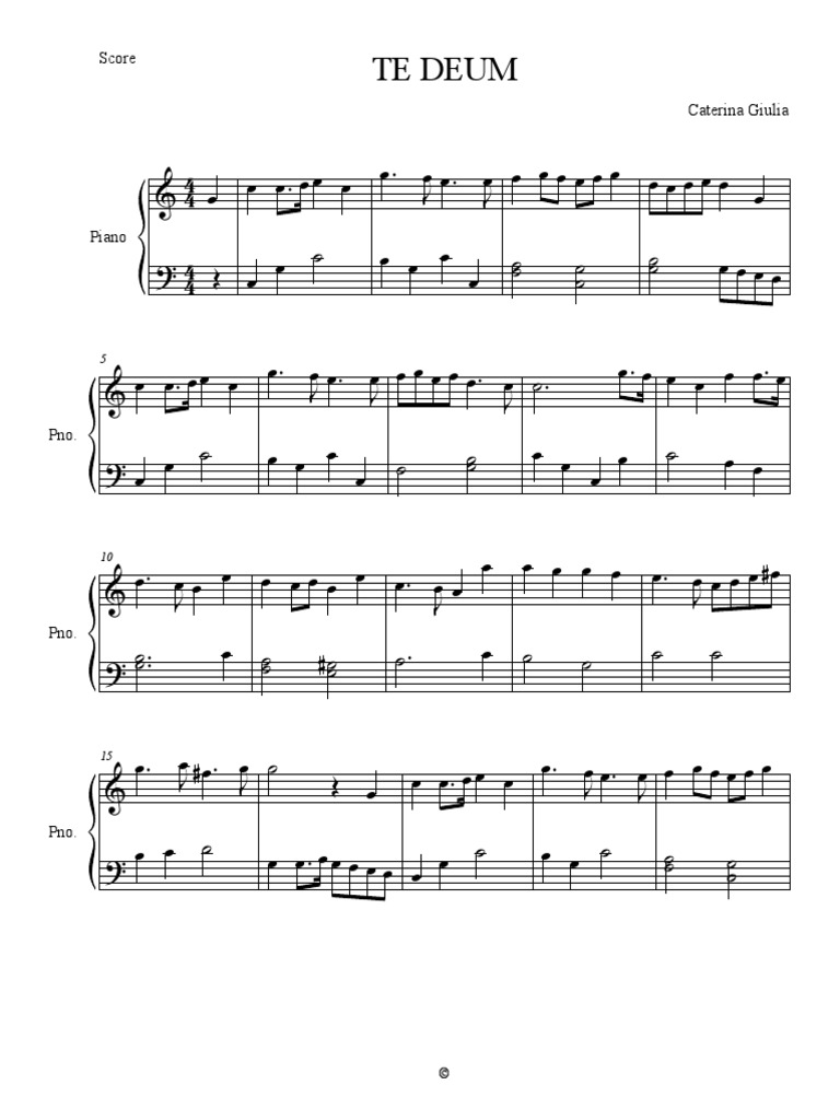 Te Deum | PDF