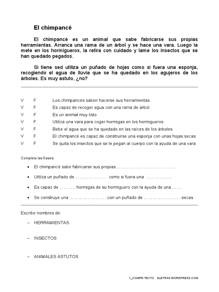 Actividades de comprensión lectora | PDF | esquimal | Papel