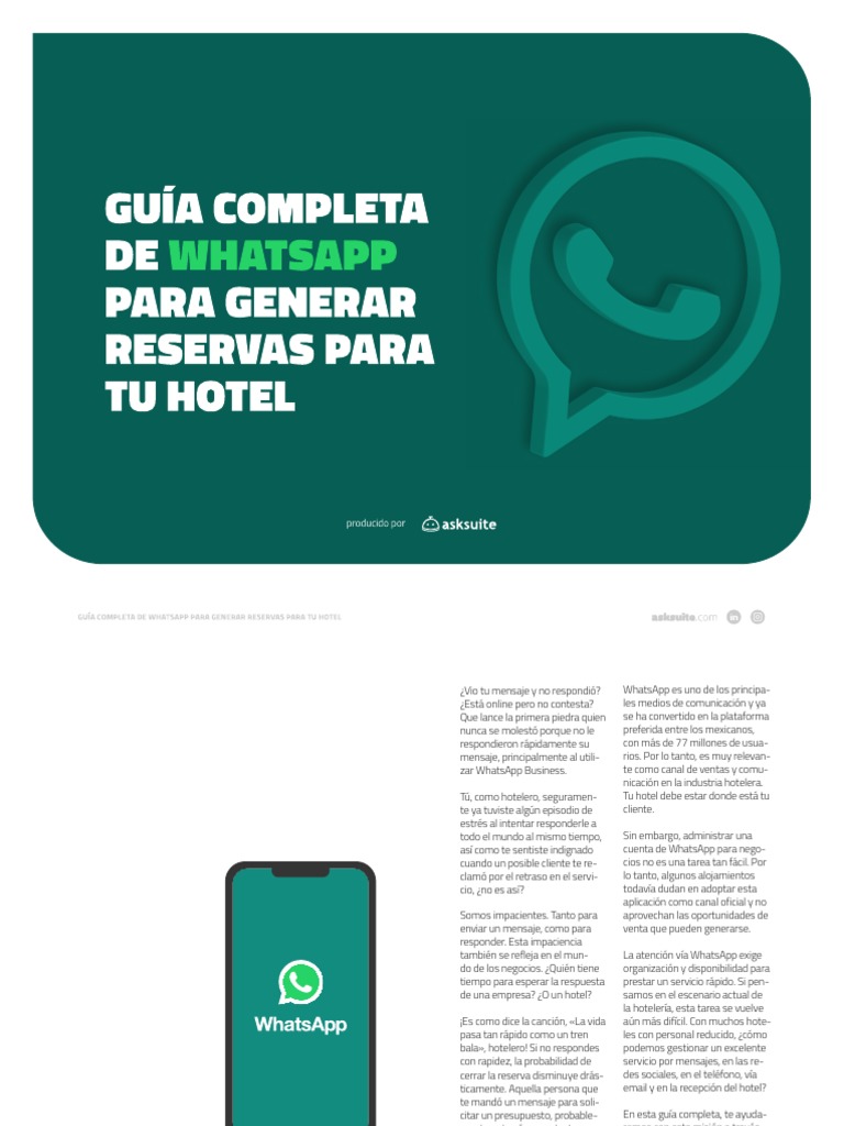 Guia Completa de WhatsApp | PDF | Hotel | Informática