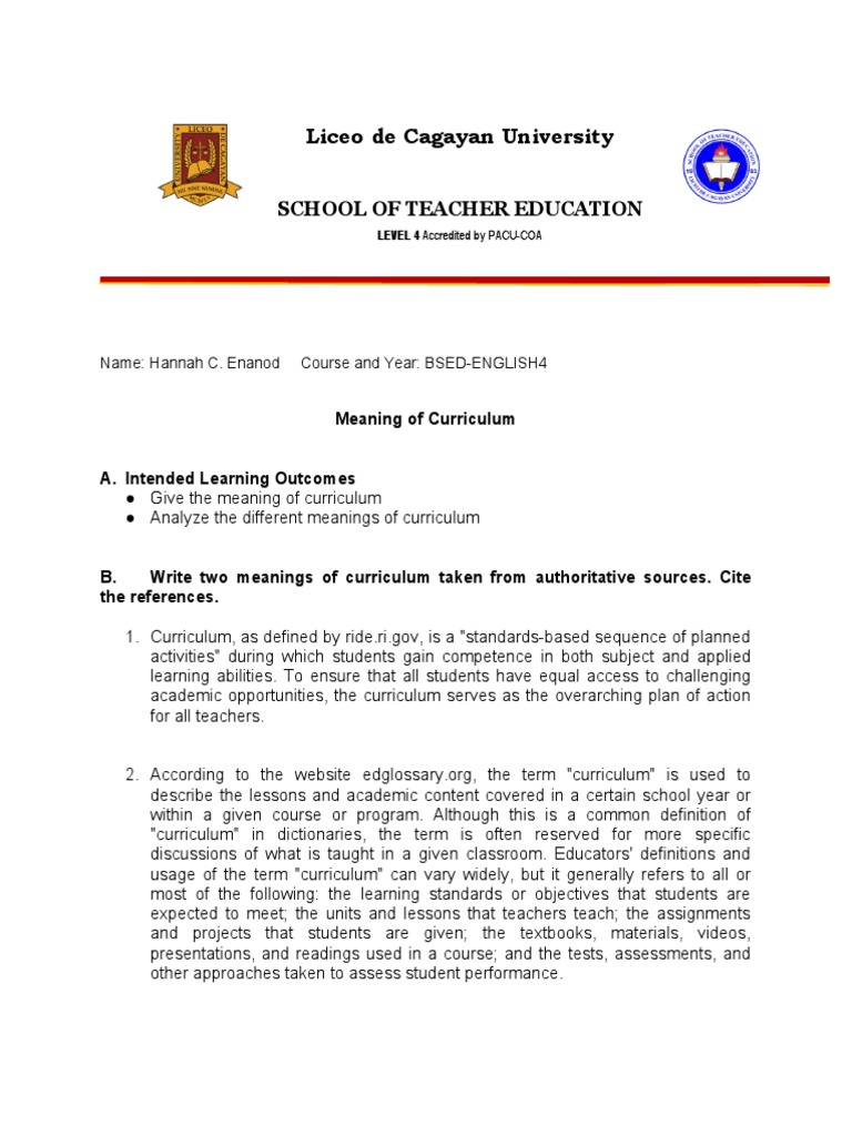Curriculum Insights for Educators | PDF | Curriculum | Learning