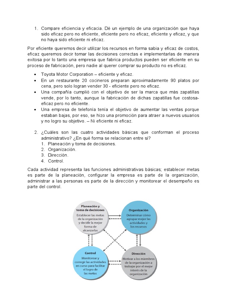 Guia 1 Administracion Ricky Griffin | PDF | Planificación | Economias