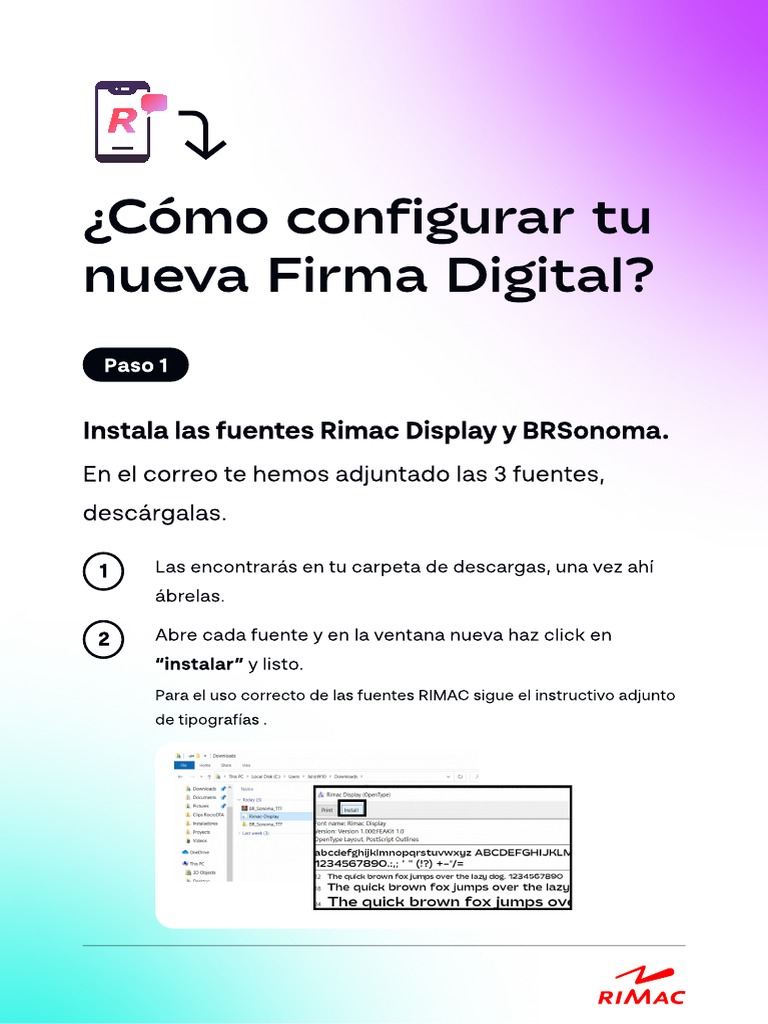 1 Instructivo RIMAC | PDF | Ventana (informática) | Software del sistema