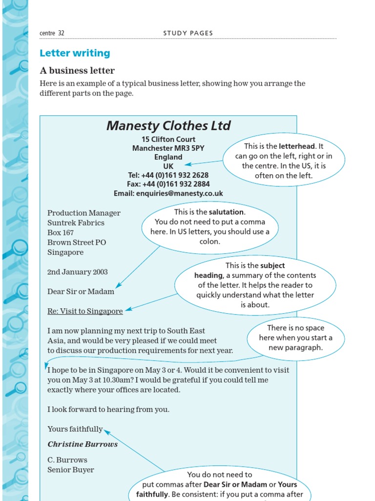 Letter Writing | PDF