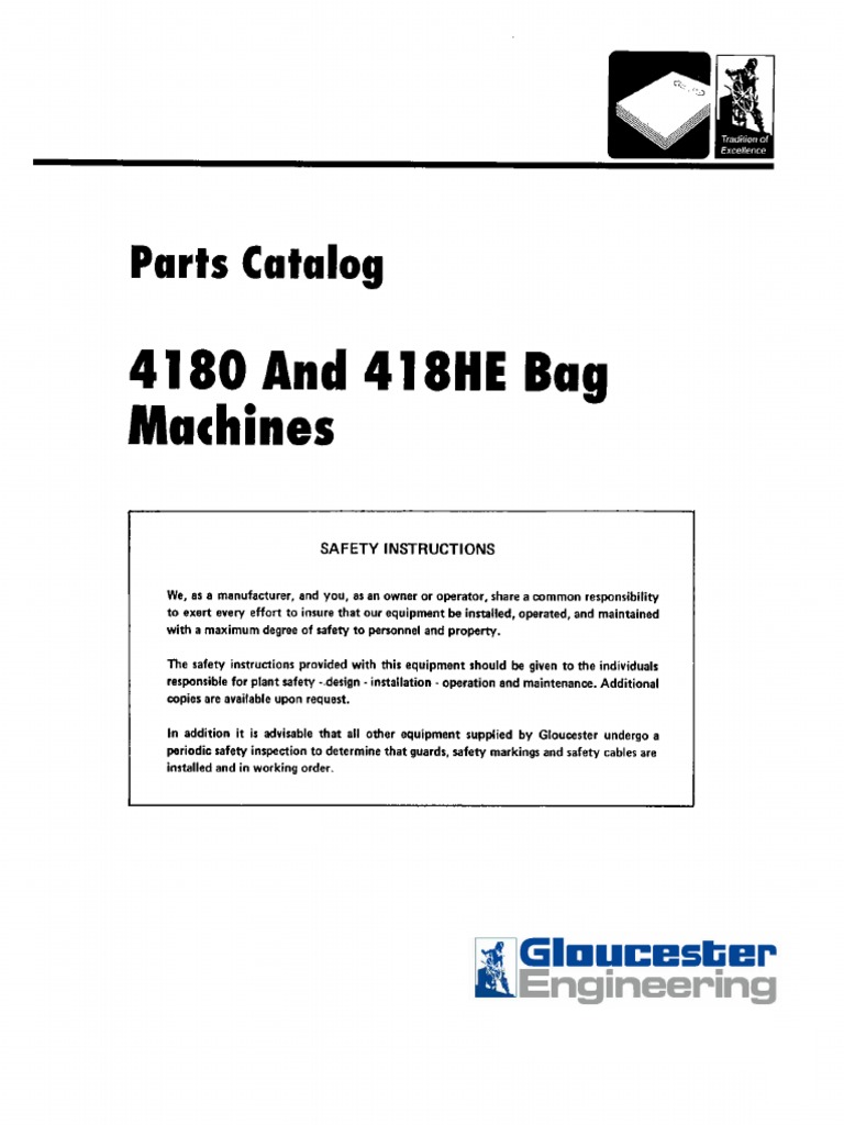 4180 and 418HE Parts Catalog | PDF