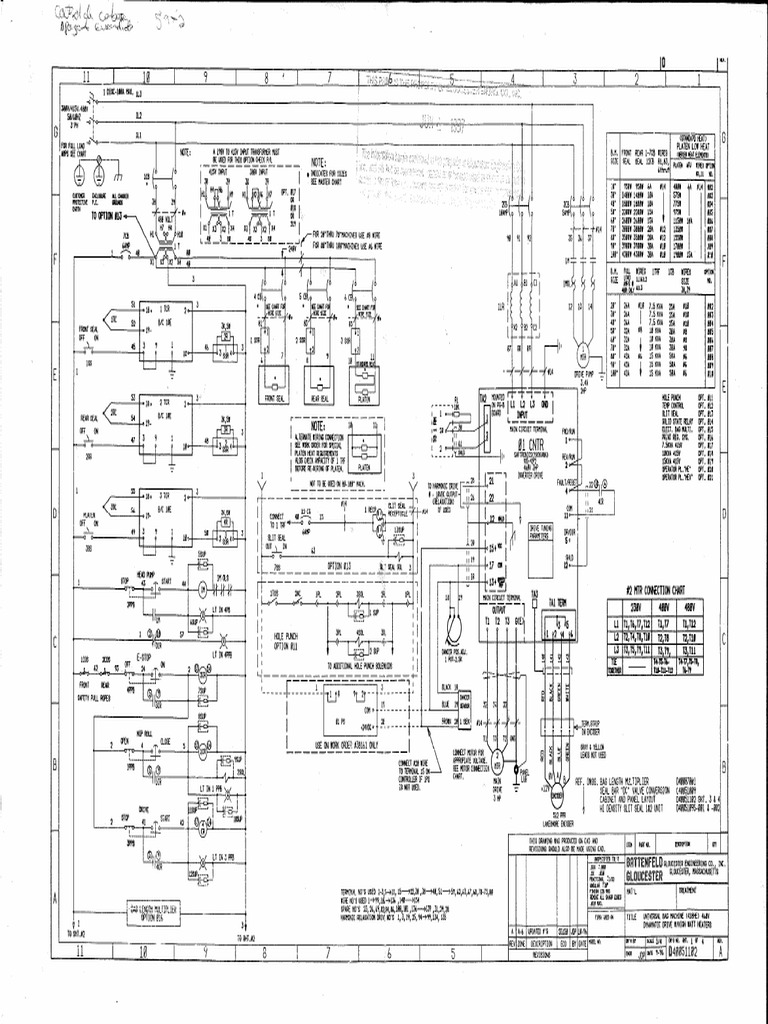 GEC Bag Machie 418HE Electric Diagrams | PDF