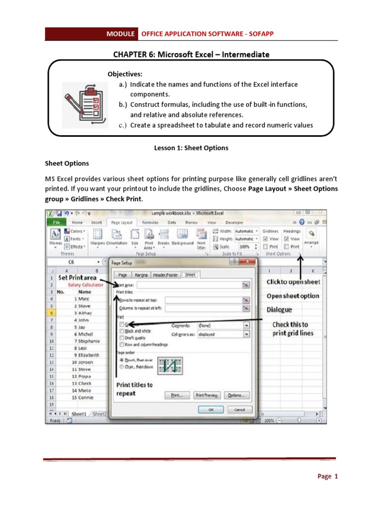 SOFAPP5 | PDF | Microsoft Excel | Function (Mathematics)
