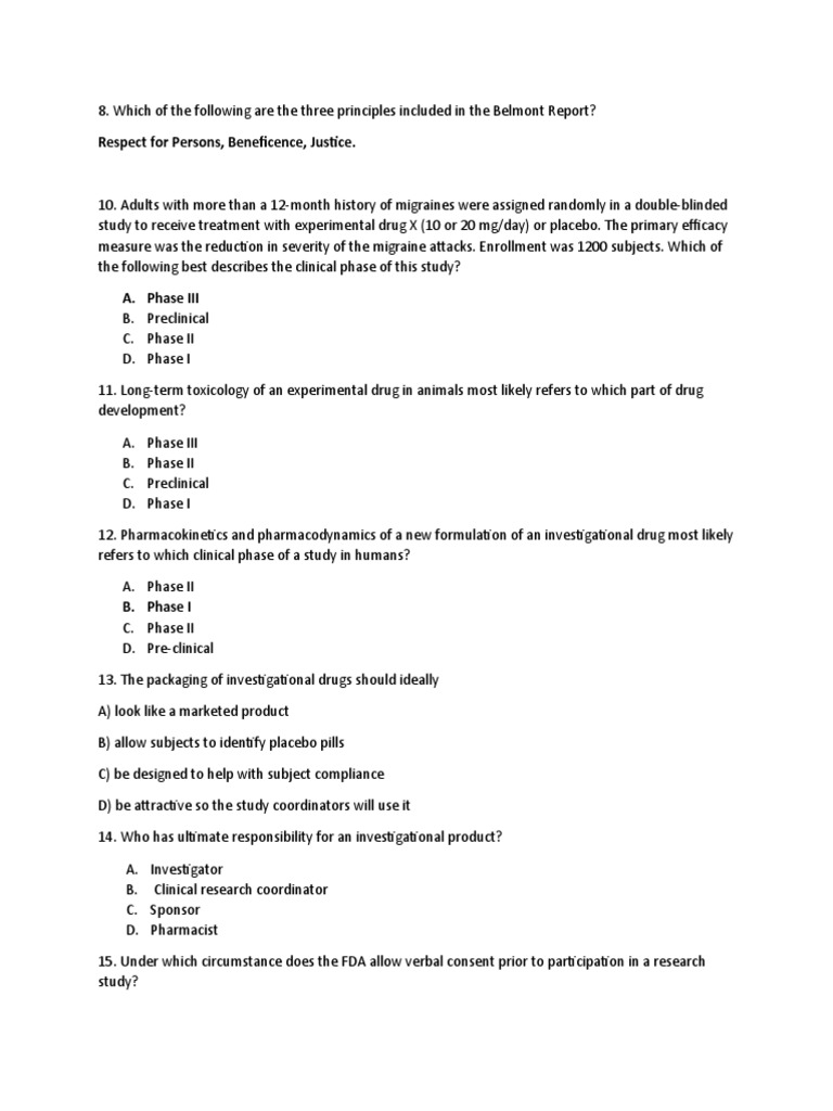 IDI Pre Test | Download Free PDF | Clinical Trial | Institutional ...