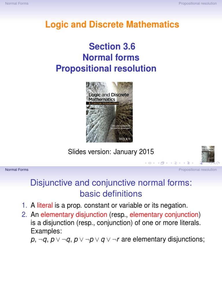 Logic Lecture Slides Pdf Logical Expressions Boolean Algebra