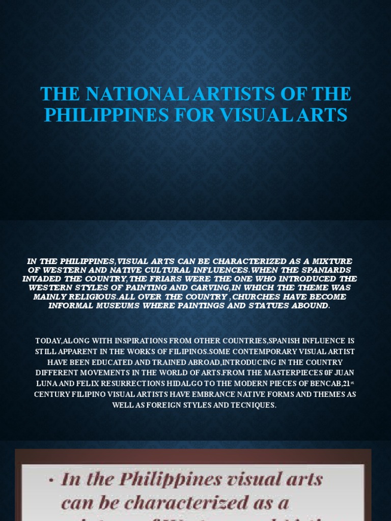 The National Artist of The Philippines For Visual Arts | PDF