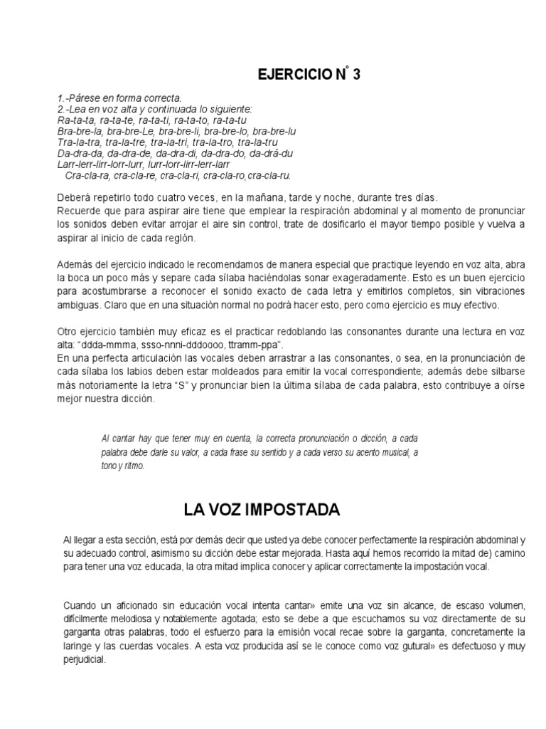 Aprender - A - Cantar (Arrastrado) | PDF