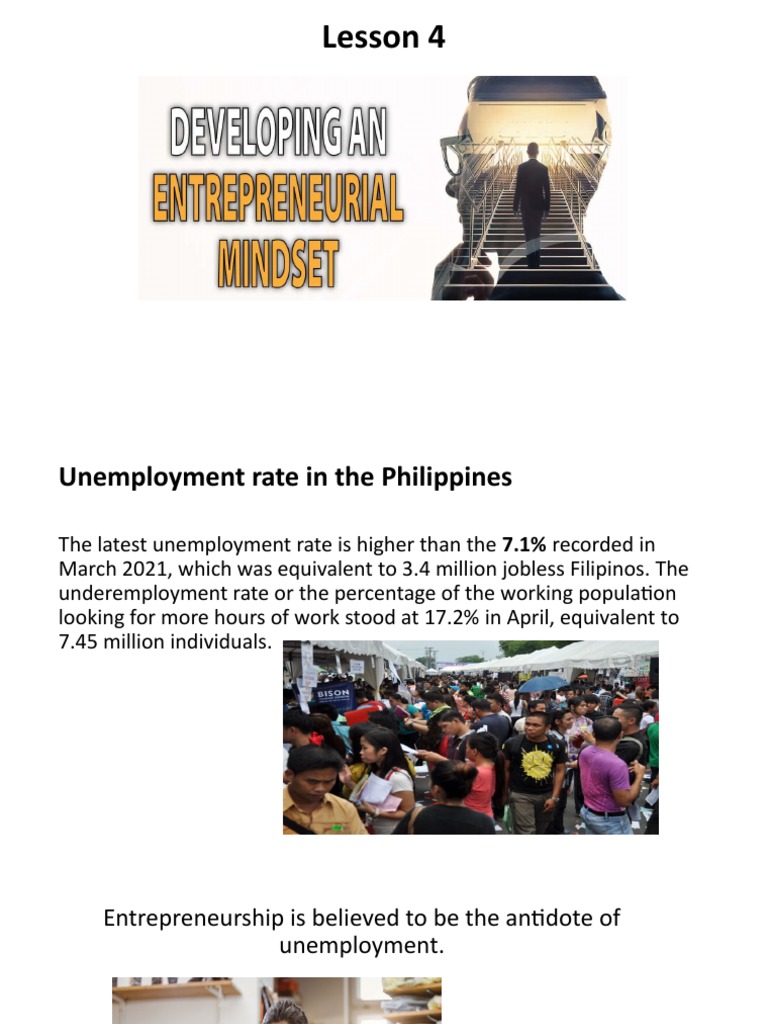 Lesson 4 Part 1 | PDF | Self Efficacy | Entrepreneurship