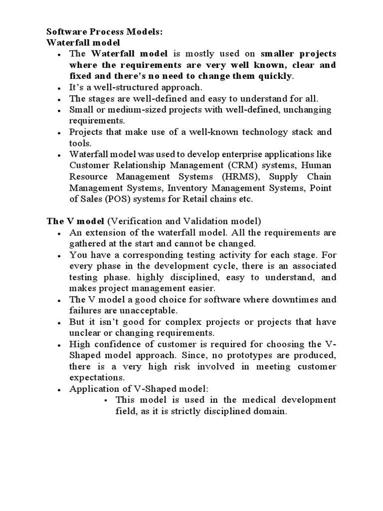 Module - 1 - Models Sample Problem Statements and Answers | Download Free PDF | Software ...