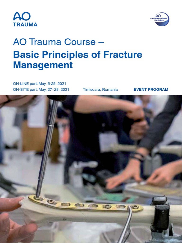 AO Trauma Program Romania - 2021 | PDF | Clinical Medicine