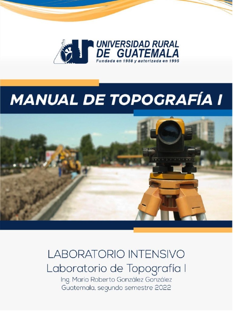 Manual de Topografía I 2022 | PDF | Topografía | Medición