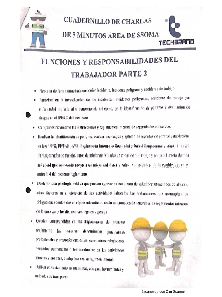 Charla de Seguridad 26-07-2022 | PDF