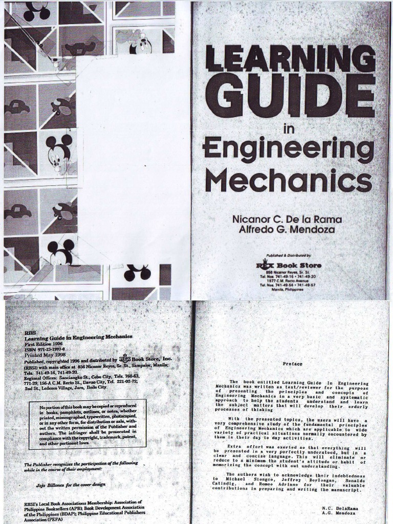 Learning Guide in Engineering Mechanics | PDF | Teaching Methods ...