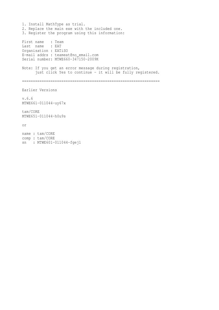 MathType Install | PDF