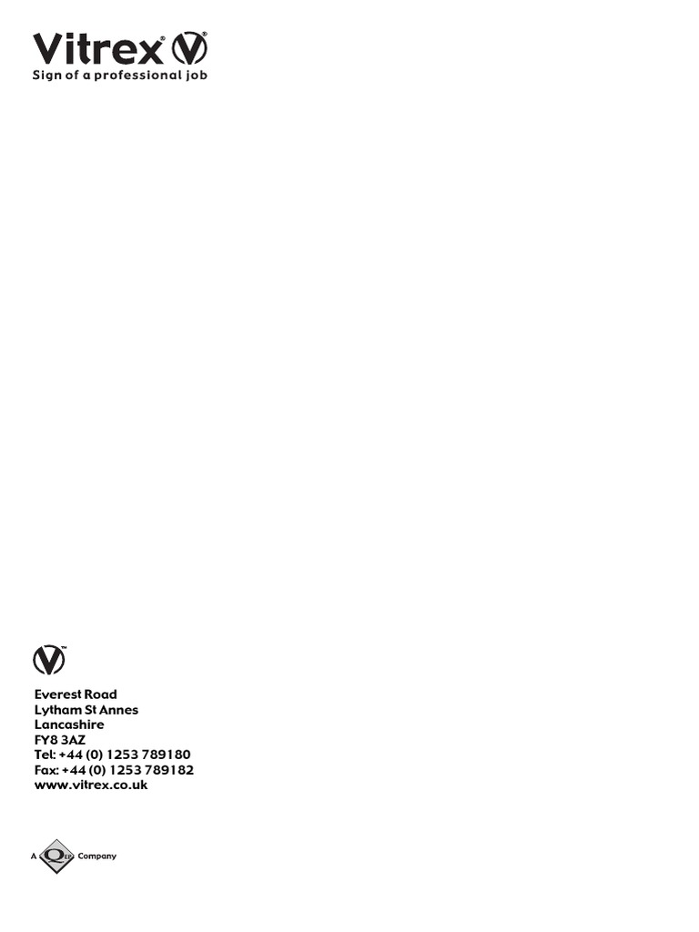 Vitrex Compact Tile Cutter Manual | PDF | Blade | Occupational Safety ...
