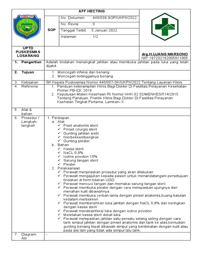 Sop Aff Hecting | PDF