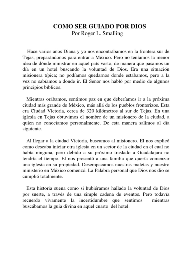 Como Ser Guiado | PDF