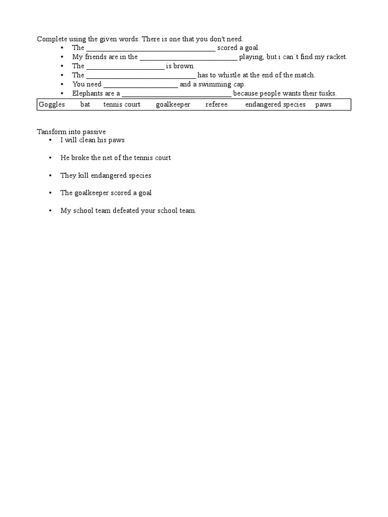 Advanced Think Ahead 3 Passive and Vocabulary | PDF