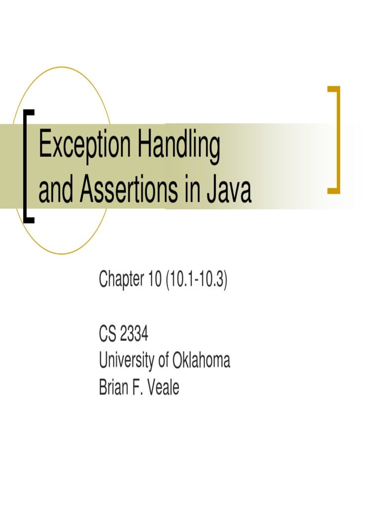 5 Exceptionhandling Pdf Java Programming Language Inheritance Object Oriented Programming 4137