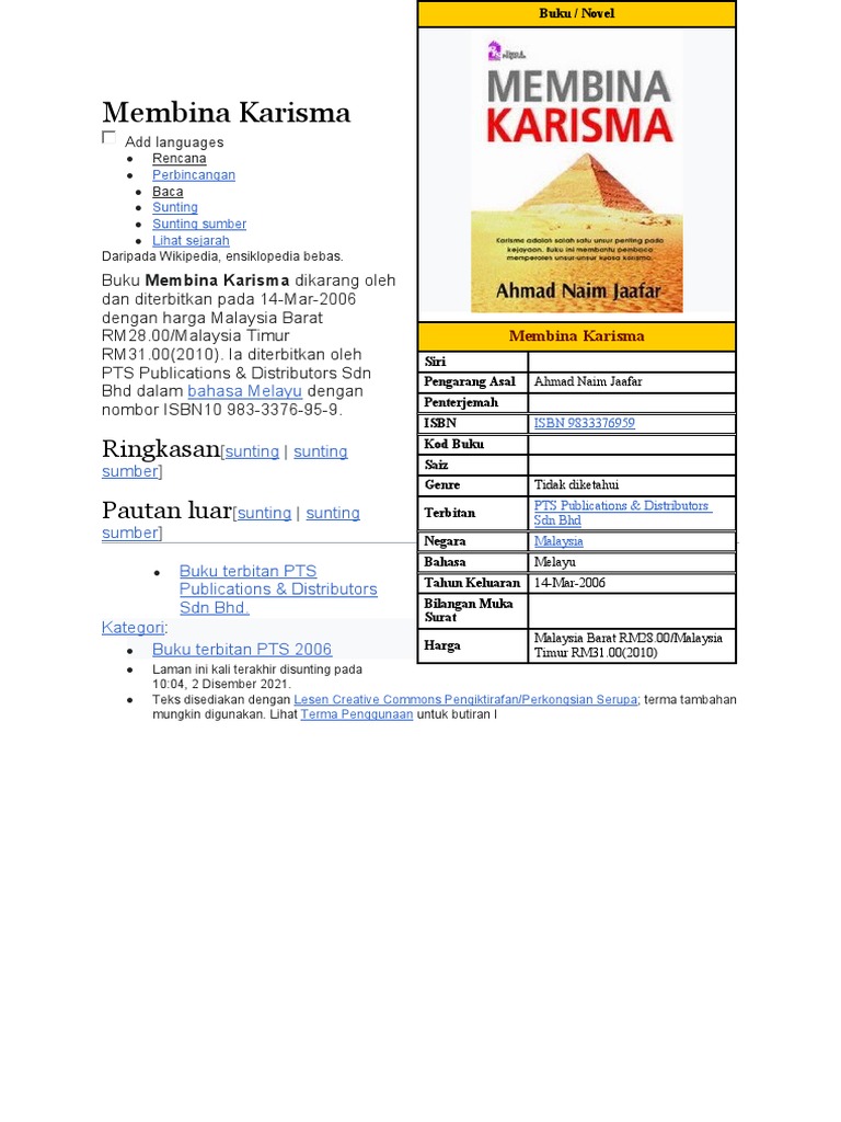 Membina Karisma | PDF