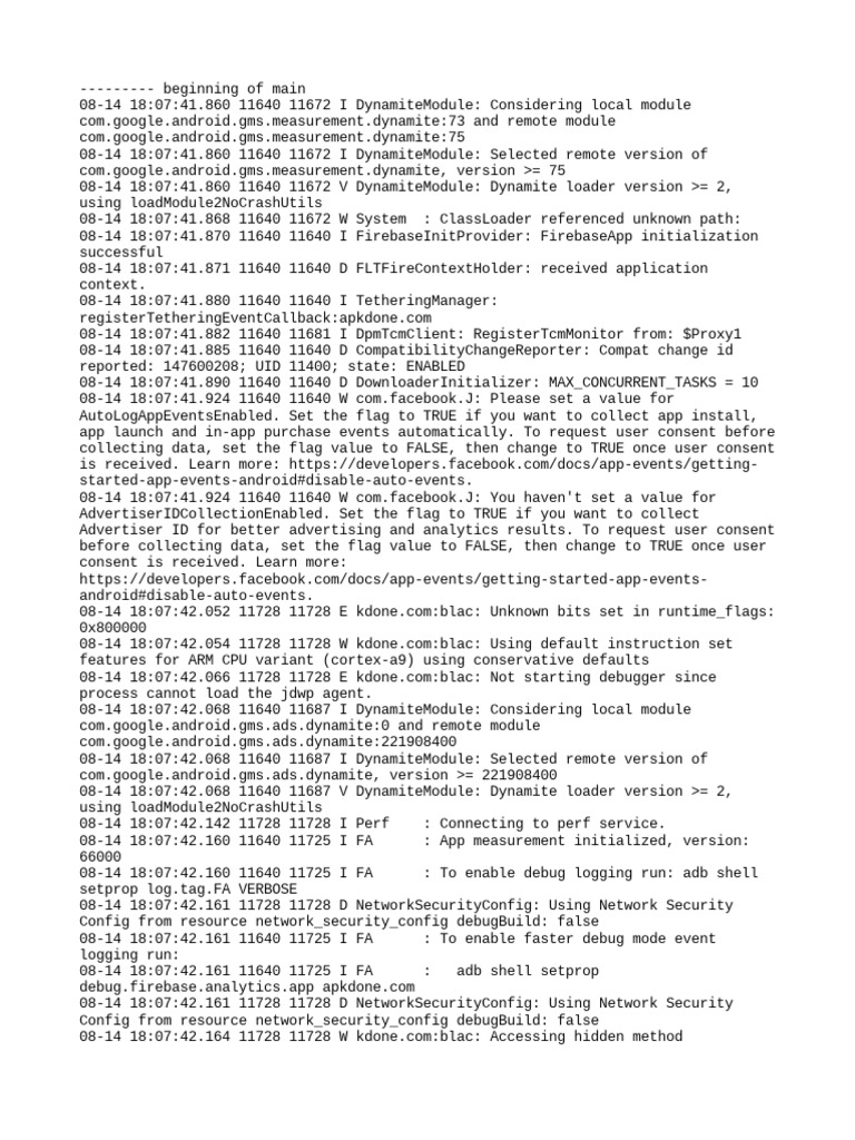 Logcatbb | PDF | Java (Programming Language) | Android (Operating System)
