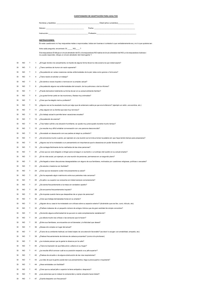 Plantilla Hugo Bell Adultos | PDF | Enfermedades y trastornos ...